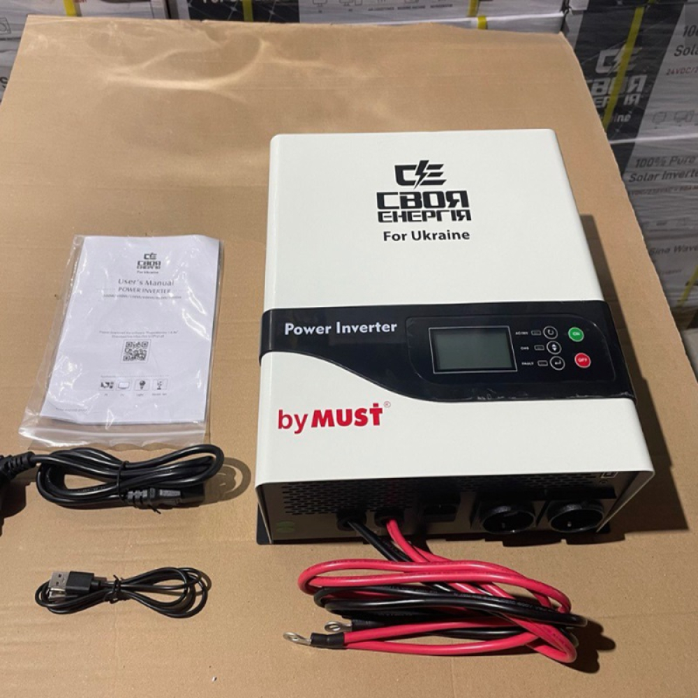 Інвертор MUST EP20-600 W 12V DC (EP20-600) PRO 2023